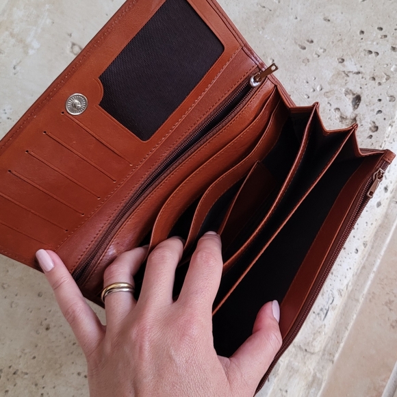 Tergan | Bags | Tergan Womens Continental Leather Wallet | Poshmark